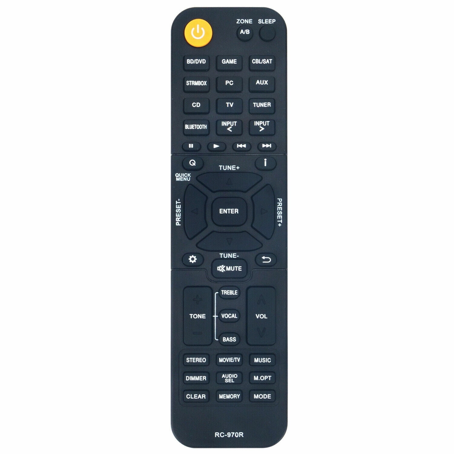 New RC-970R For Onkyo AV Receiver Remote Control TX-SR393 HT-R398 HT-S3910 - Walmart.com