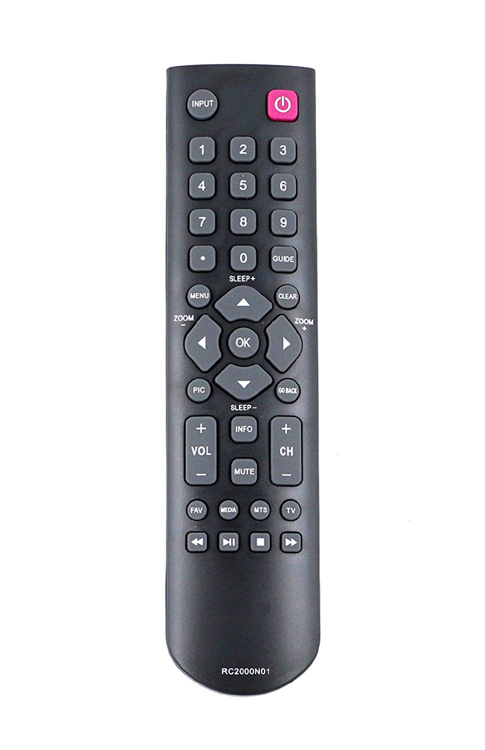 New RC2000N01 Remote control fits for TCL TV 48FS4690 50FS4690 55FS4610 ...