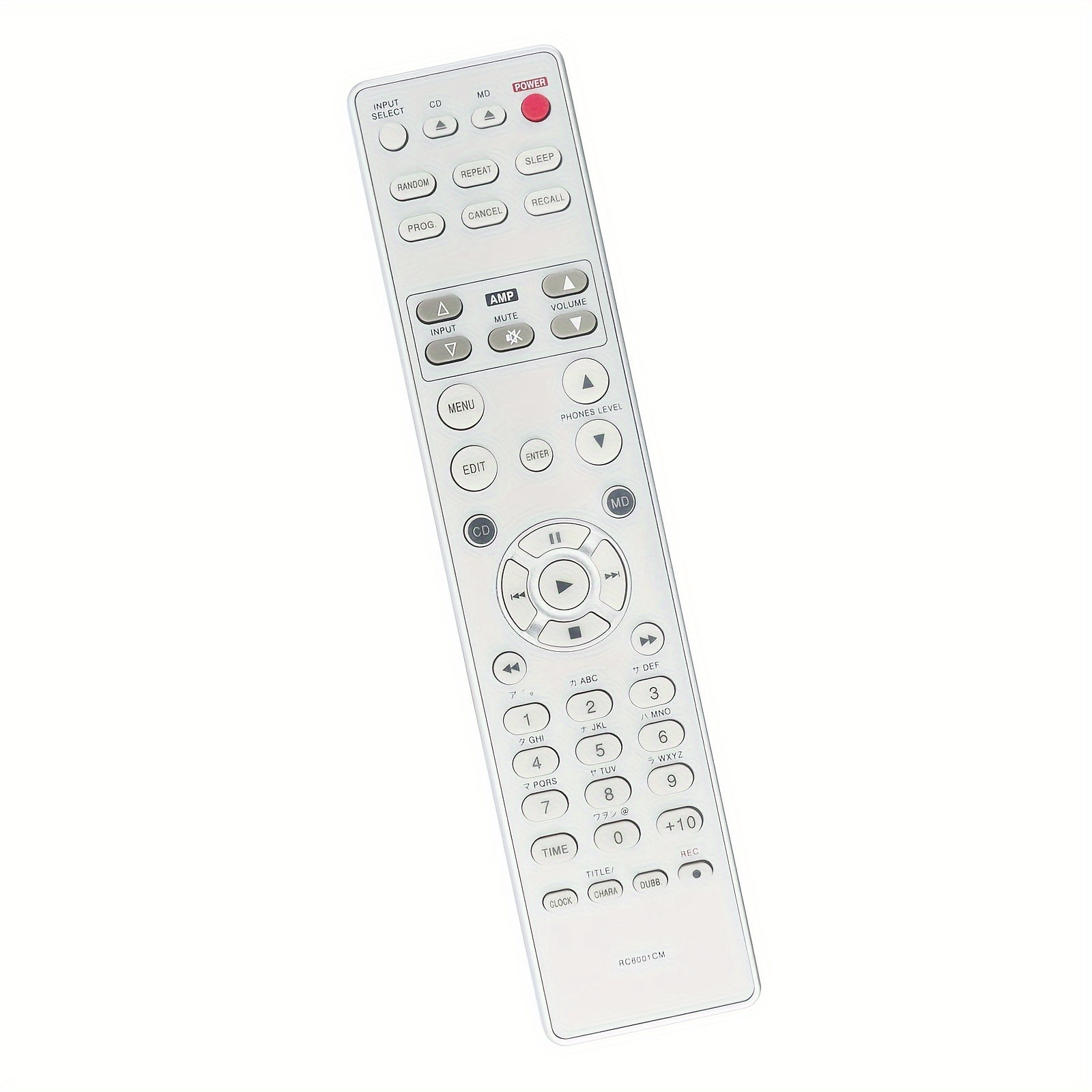 New RC6001CM Replaced Remote Control Fit For Marantz MD CD Player ...