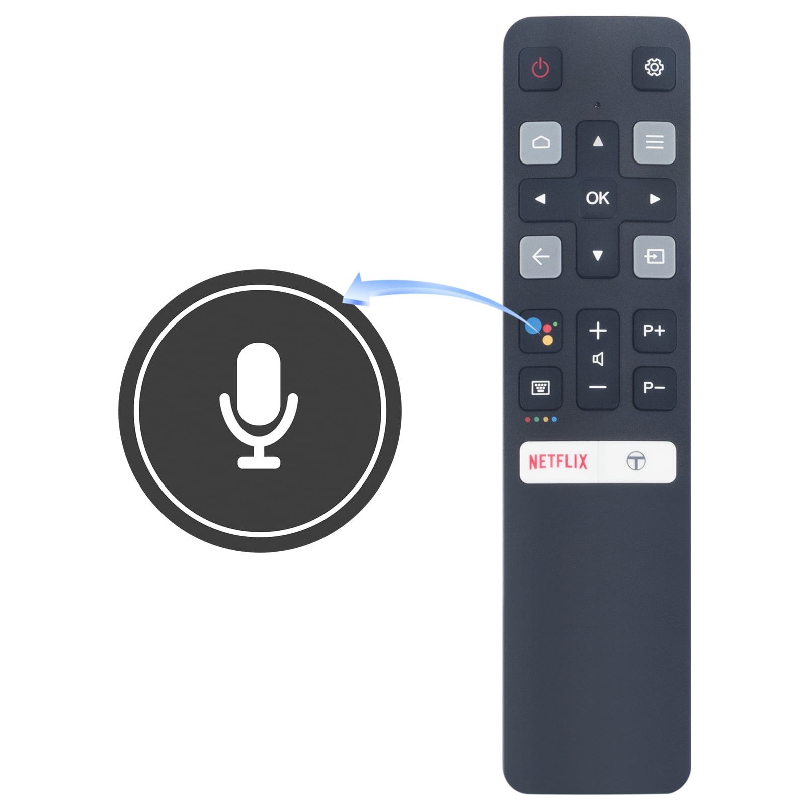 New RC802V FUR6 remote control for TCL TV 32S6500 32S6500S 32S6800 ...