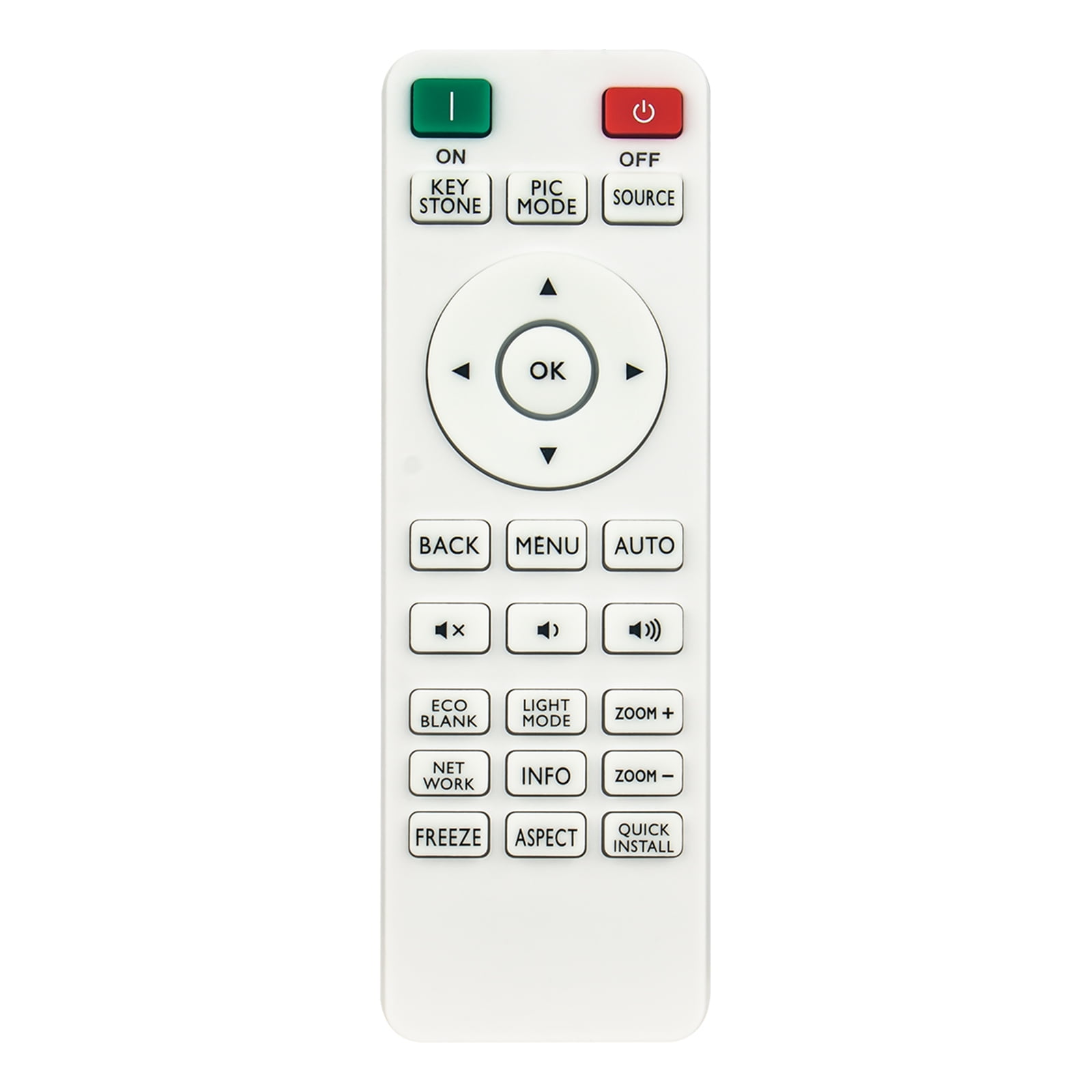 New RCE016 Replace Remote Control compatible with BENQ Projector LU710 ...