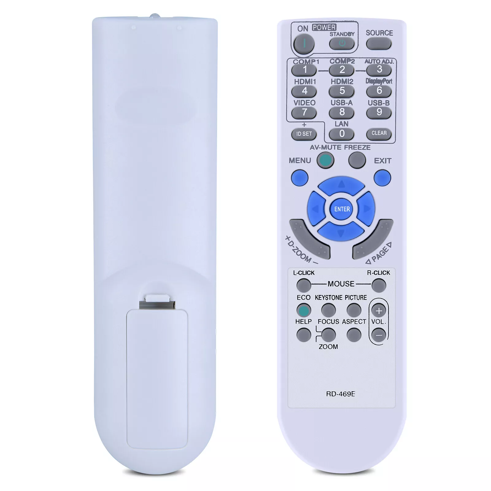 New RD-469E Remote Control For NEC Projector VE303X VE303 V302X V302W ...