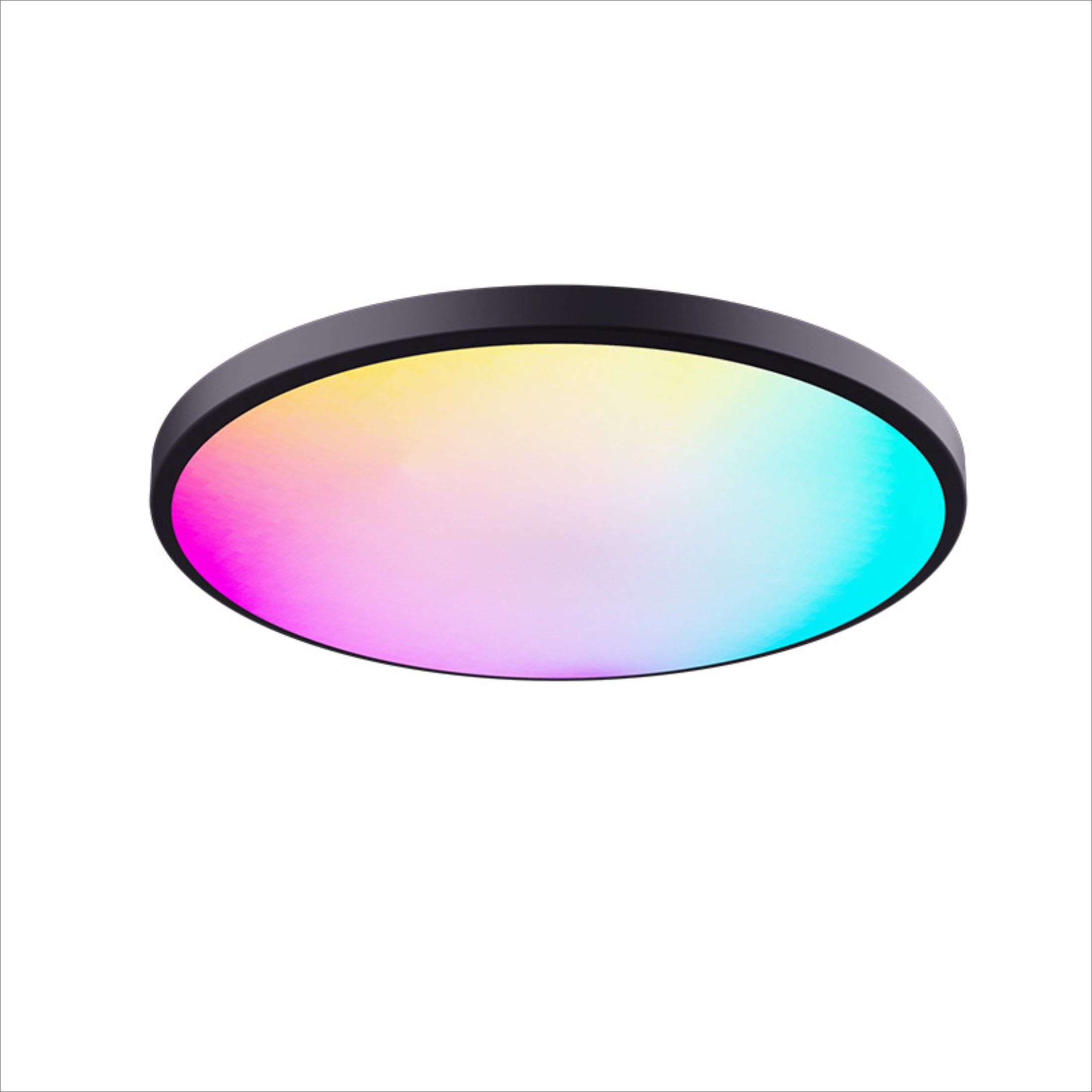 New RGB Colorful Ceiling Light RF Remote Control Dimming Color Mixing ...