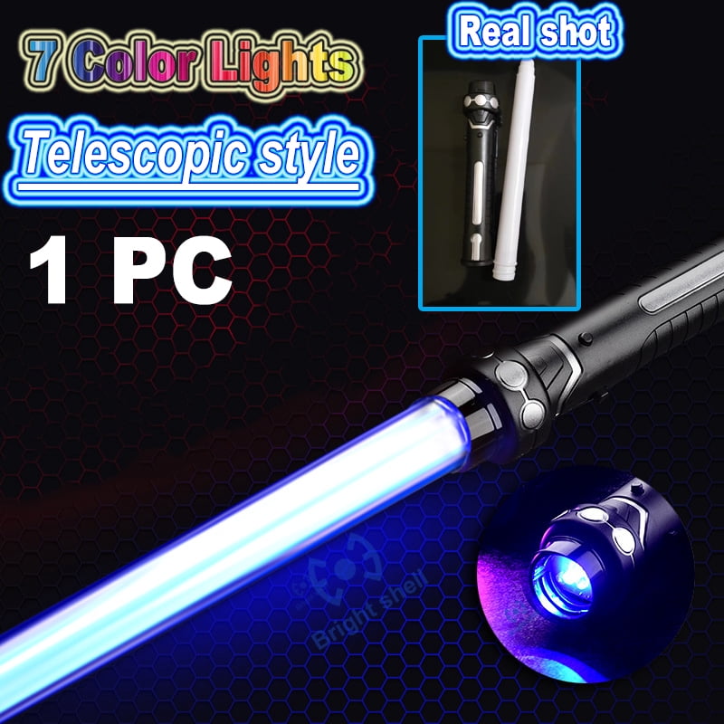 New RGB Lightsaber Laser Sword Toys Light Saber 7 Colors Change Kids ...