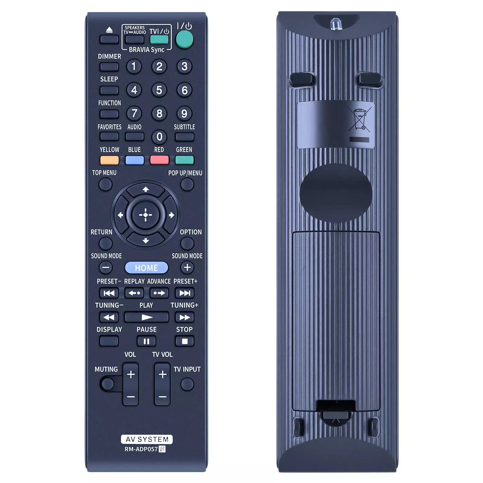 New RM-ADP057 Remote Control For Blu-ray Disc DVD Player BDV-E280 BDV ...