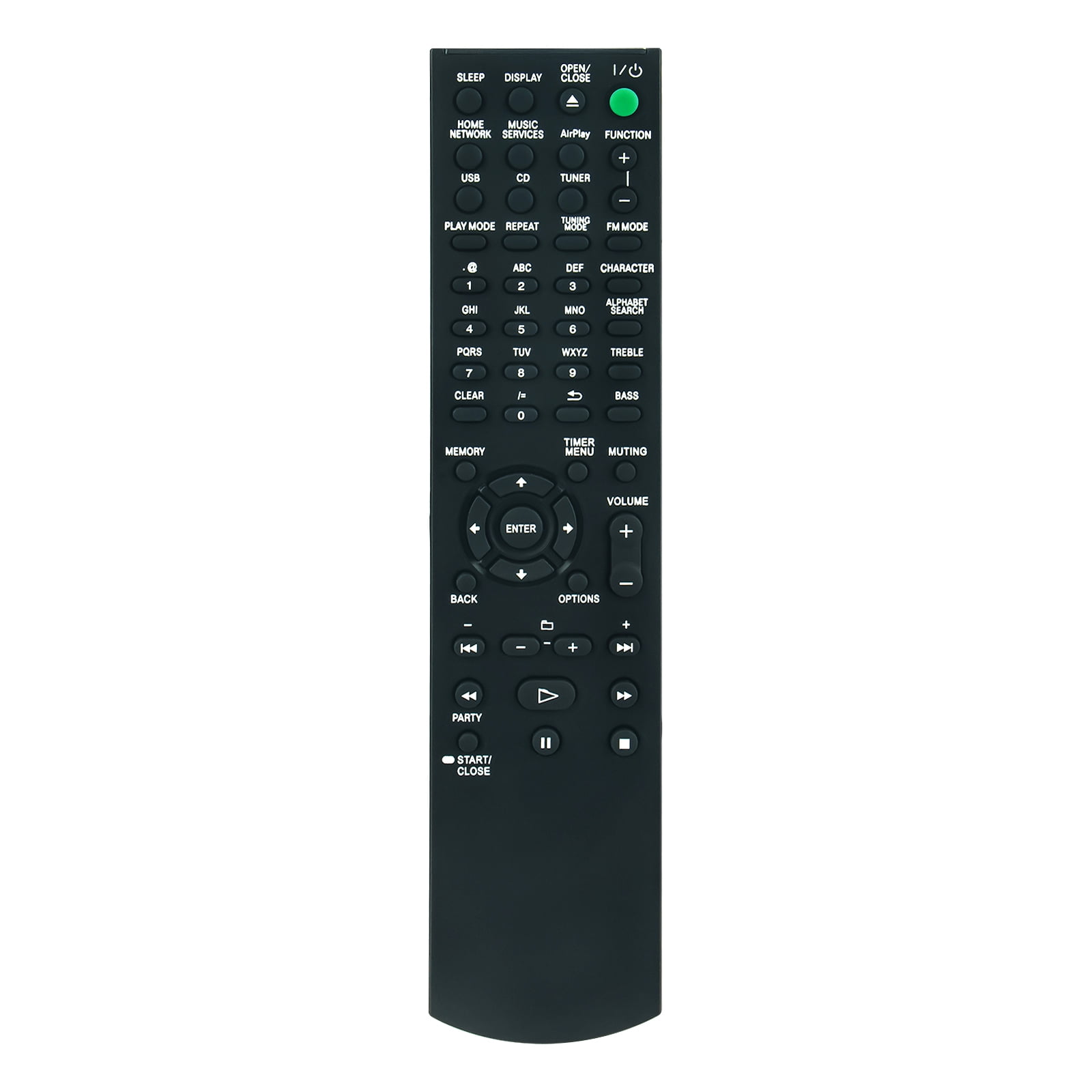 New RM-AMU139 Replace Remote Control compatible with Sony RM-AMU139 ...
