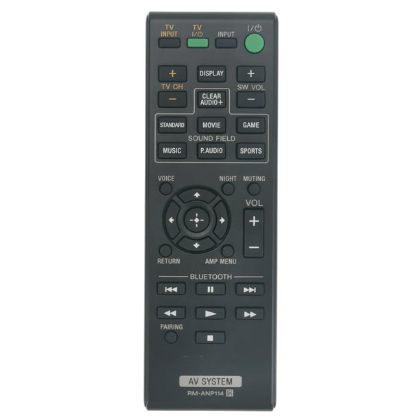 New RM-ANP114 Replaced Remote Control fit for Sony Sound Bar HT-CT770 HTCT770 HTCT370 HT-CT370 ...