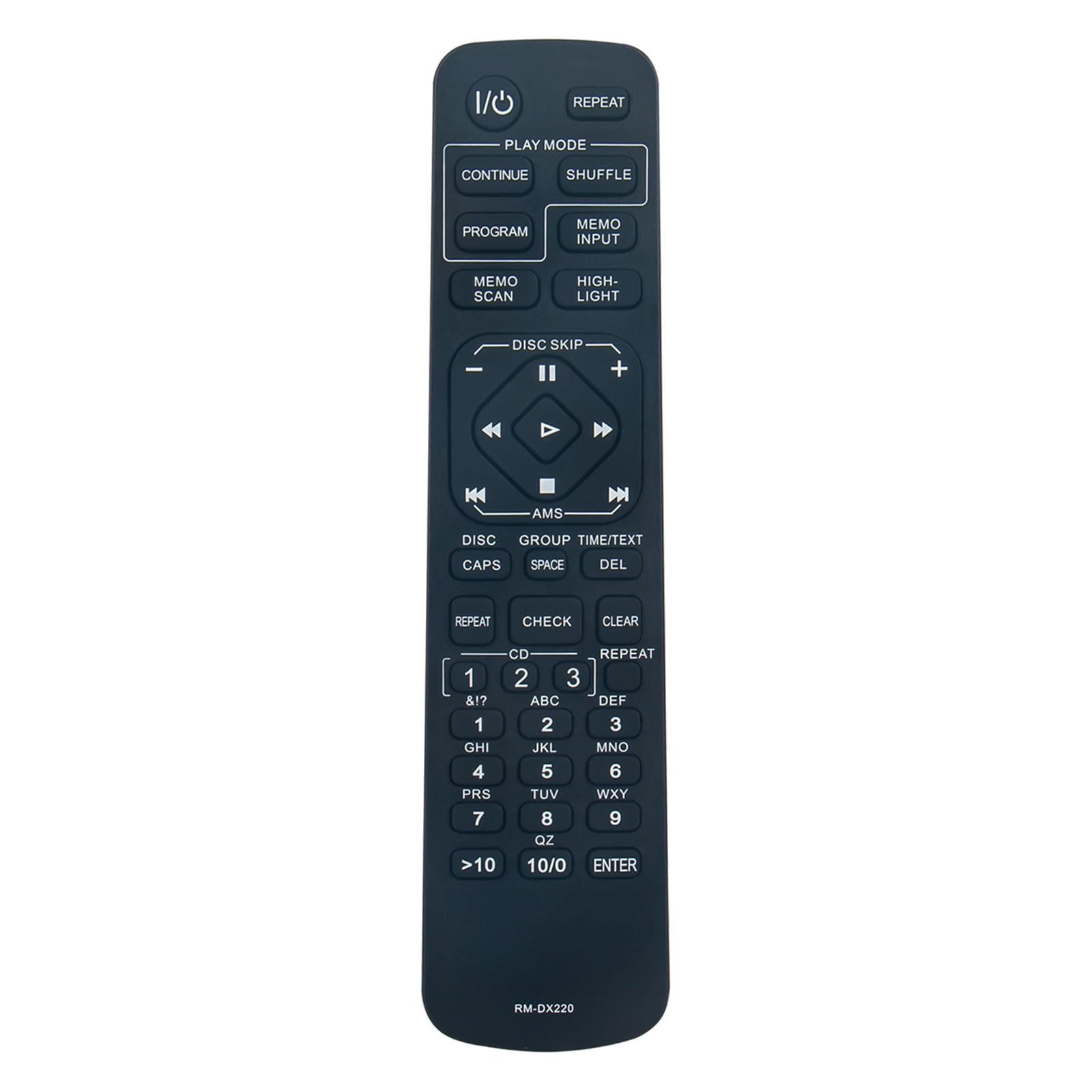 New RM-DX220 Replace Remote Control fit for SONY CDPCX235 CDPCX681 ...