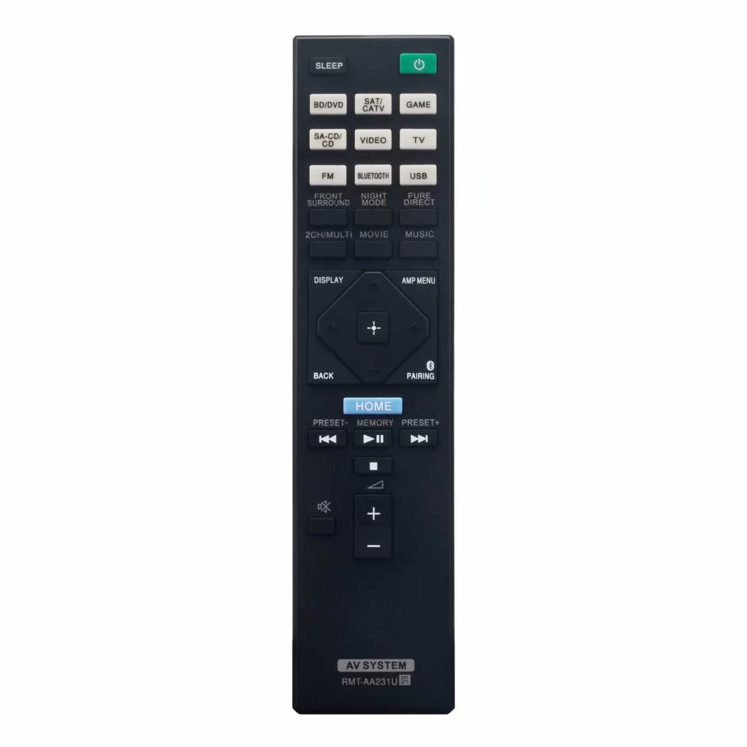 New RMT-AA231U Replaced Remote Control for Sony 7.2ch Home Theater AV ...