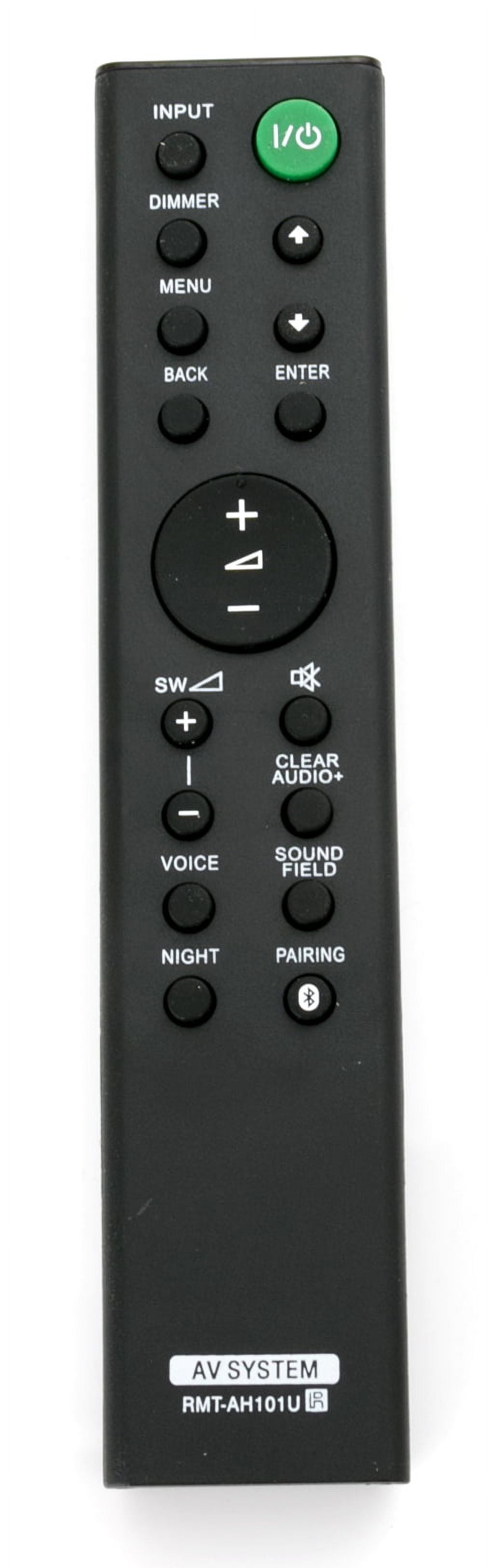 New RMT-AH101U Replace Remote Control fit for Sony Sound Bar Soundbar ...