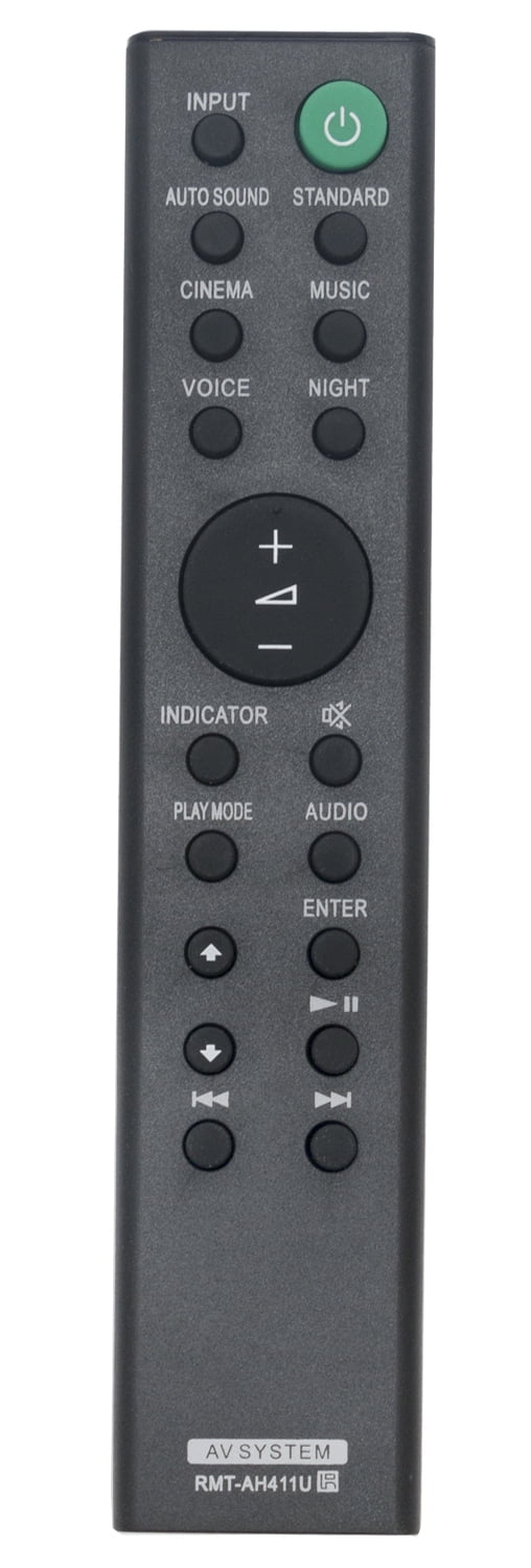 New RMT-AH411U Replace Remote Control fit for Sony Sound Bar HT-S100F ...