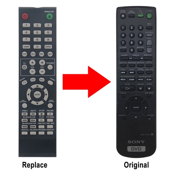 Sony Dvd Player Remote Control Replacement