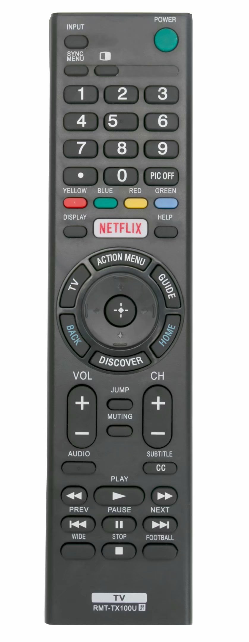 New RMT-TX100U universal Remote control for Sony Bravia XBR-55X855C ...