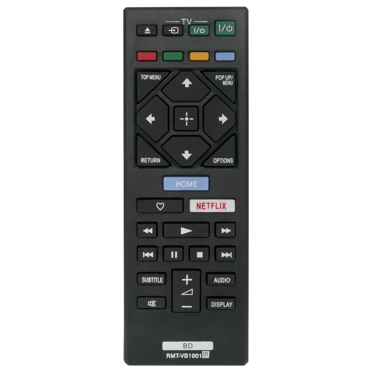 New RMT-VB1001 Replace Remote Control fit for SONY Blu-ray DVD Player ...