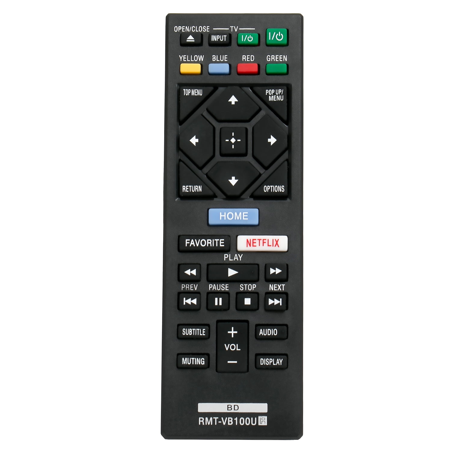 New RMT-VB100U Replaced Remote Control fit for Sony Blu-ray DVD Player ...