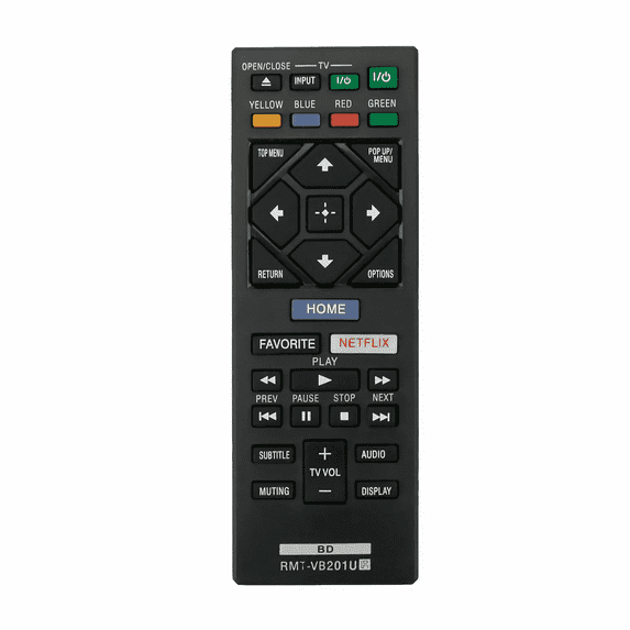 Universal Remote Control for Blu-ray Players, RMT-VB201U Replacement ...