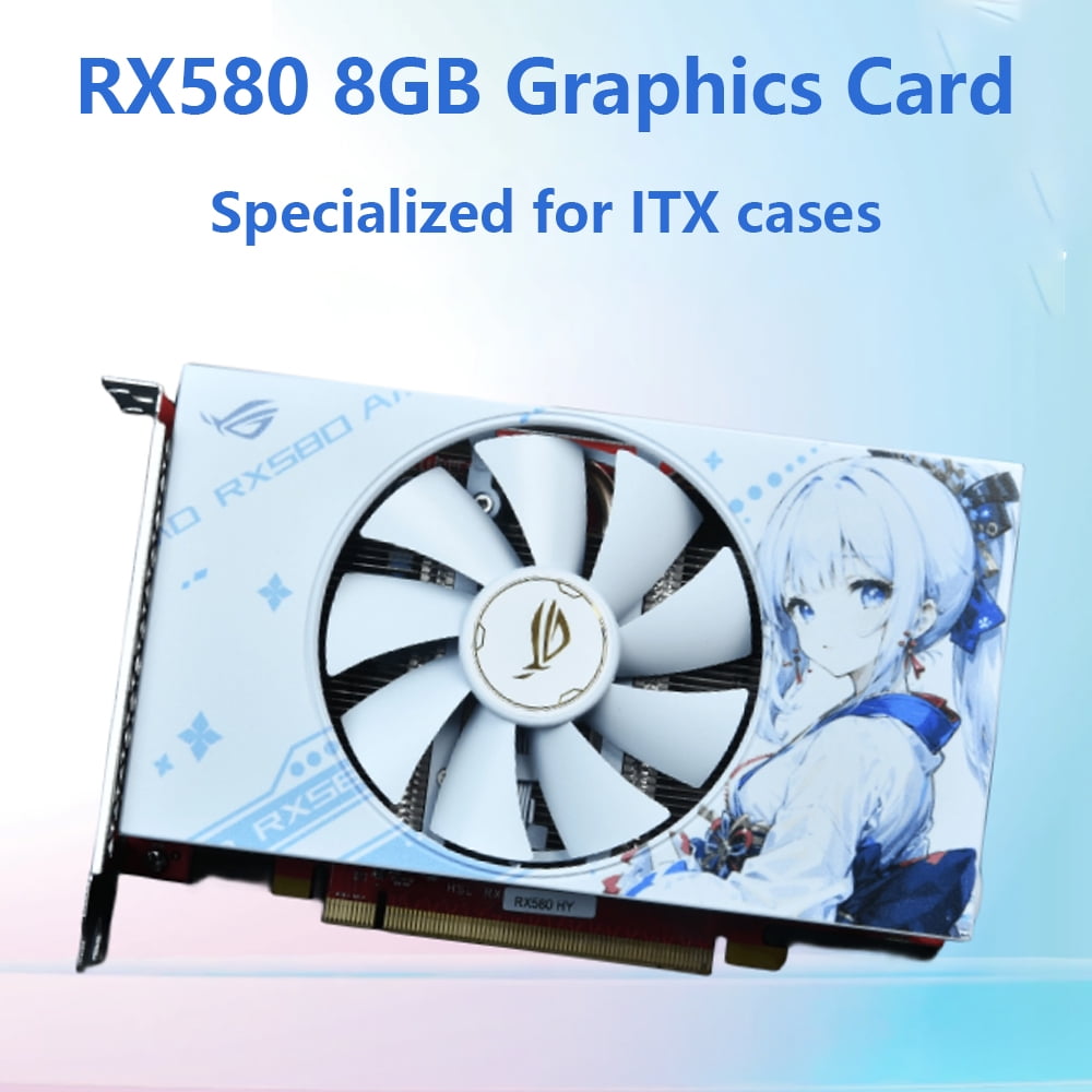 New Radeon RX580 8G ITX Graphics Card GDDR5 Gaming Graphics Card 1×HDMI ...