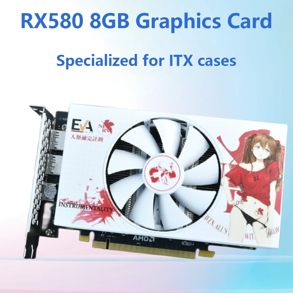 New Radeon RX580 8G ITX Graphics Card GDDR5 Gaming Graphics Video Card HDMI×1 - Walmart.com