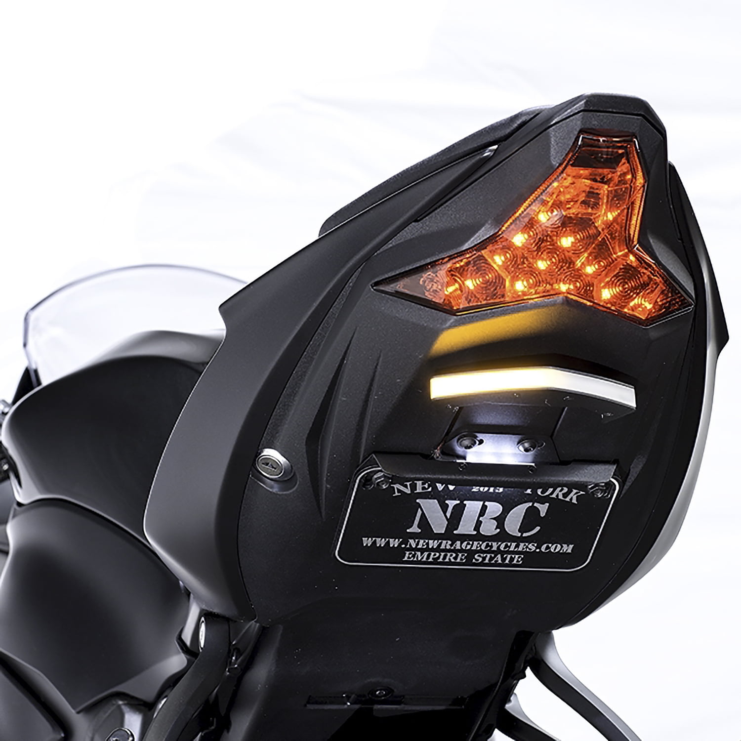 New Rage Cycles ZX6-FE-T Kawasaki ZX-6R Fender Eliminator Kit, Black ...