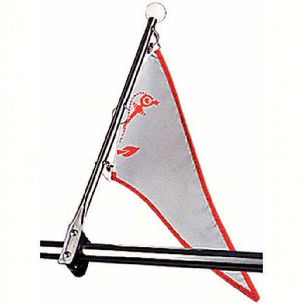 New Rail Mount Flag Pole sea-dog Line 327120-1 Fits 7/8"-1" rails ...