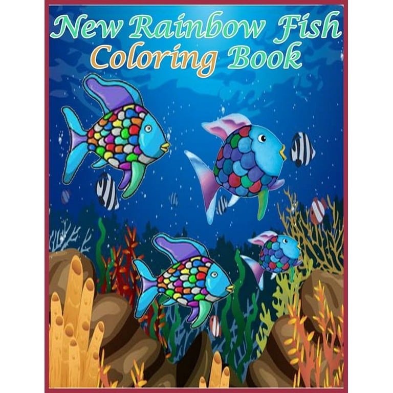 rainbow fish coloring pages