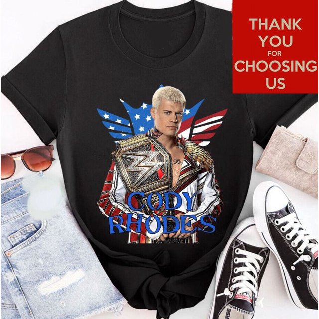 New Rare Cody Rhodes Men's Black Gift For Fans - Walmart.com