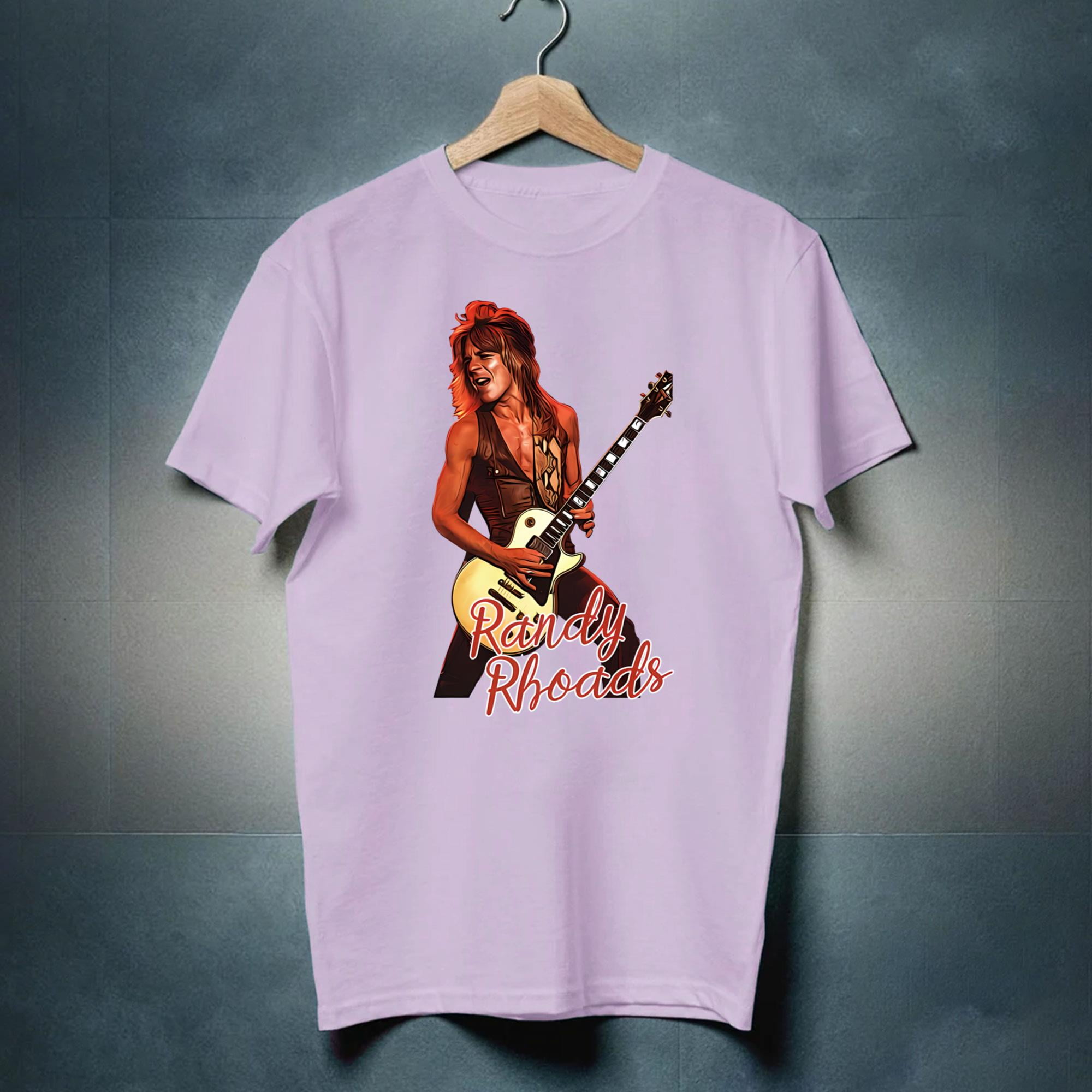 New Rare Randy Rhoads World Tour Gift Family Cotton Black T-Shirt GH284 ...