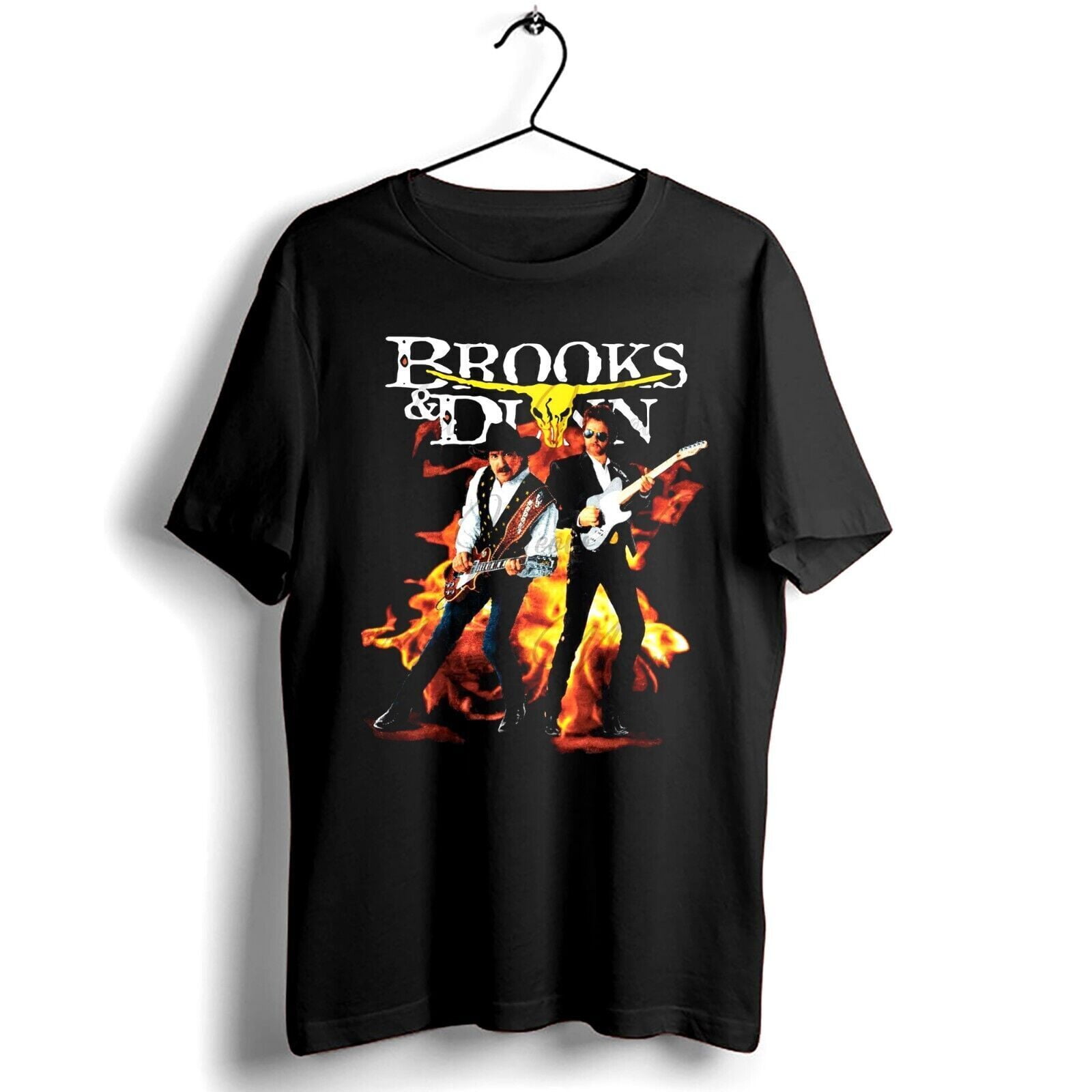 New Rare brooks & dunn Collection Singer Men All Size Tee - Walmart.com