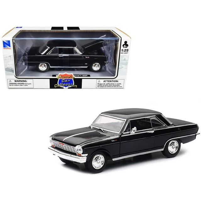 New Ray 71823B 1964 Chevrolet Nova SS Black Muscle Car Collection 1/25 ...
