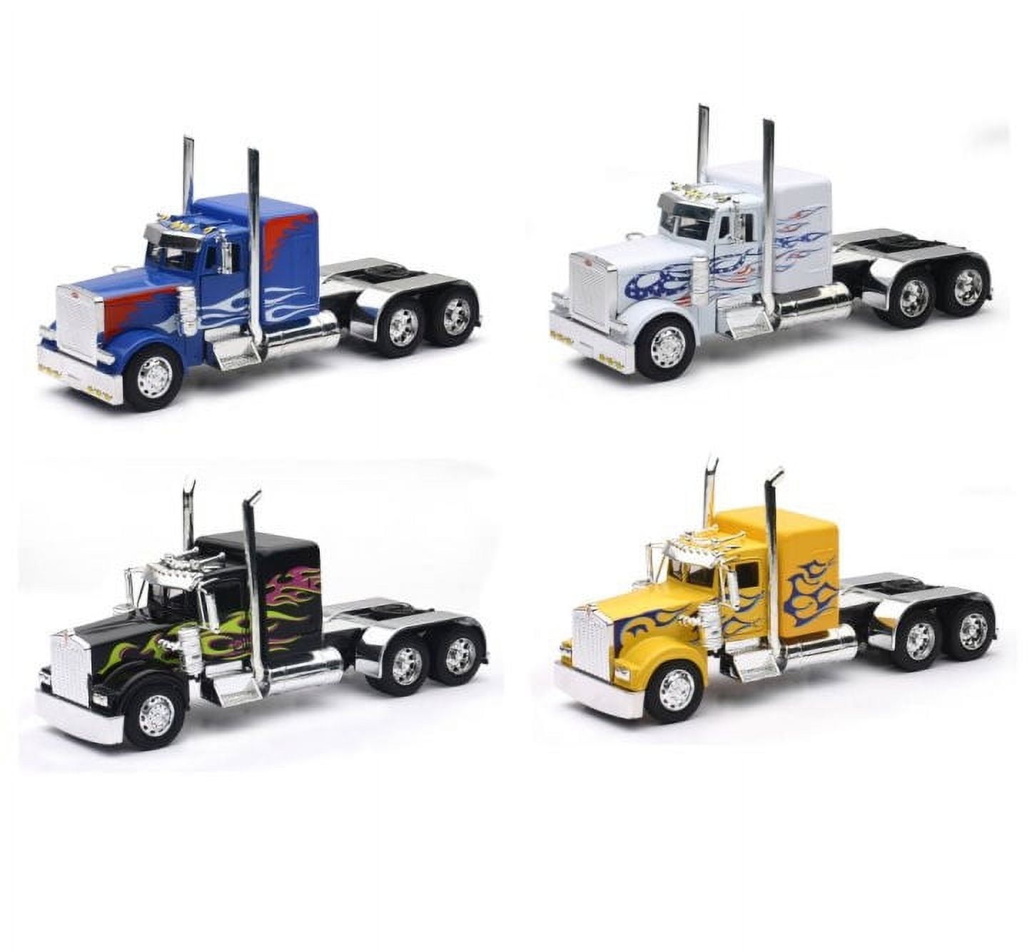 New Ray Custom Truck Cab Assortment Diecast Car Set - Box of 4 1/32 ...