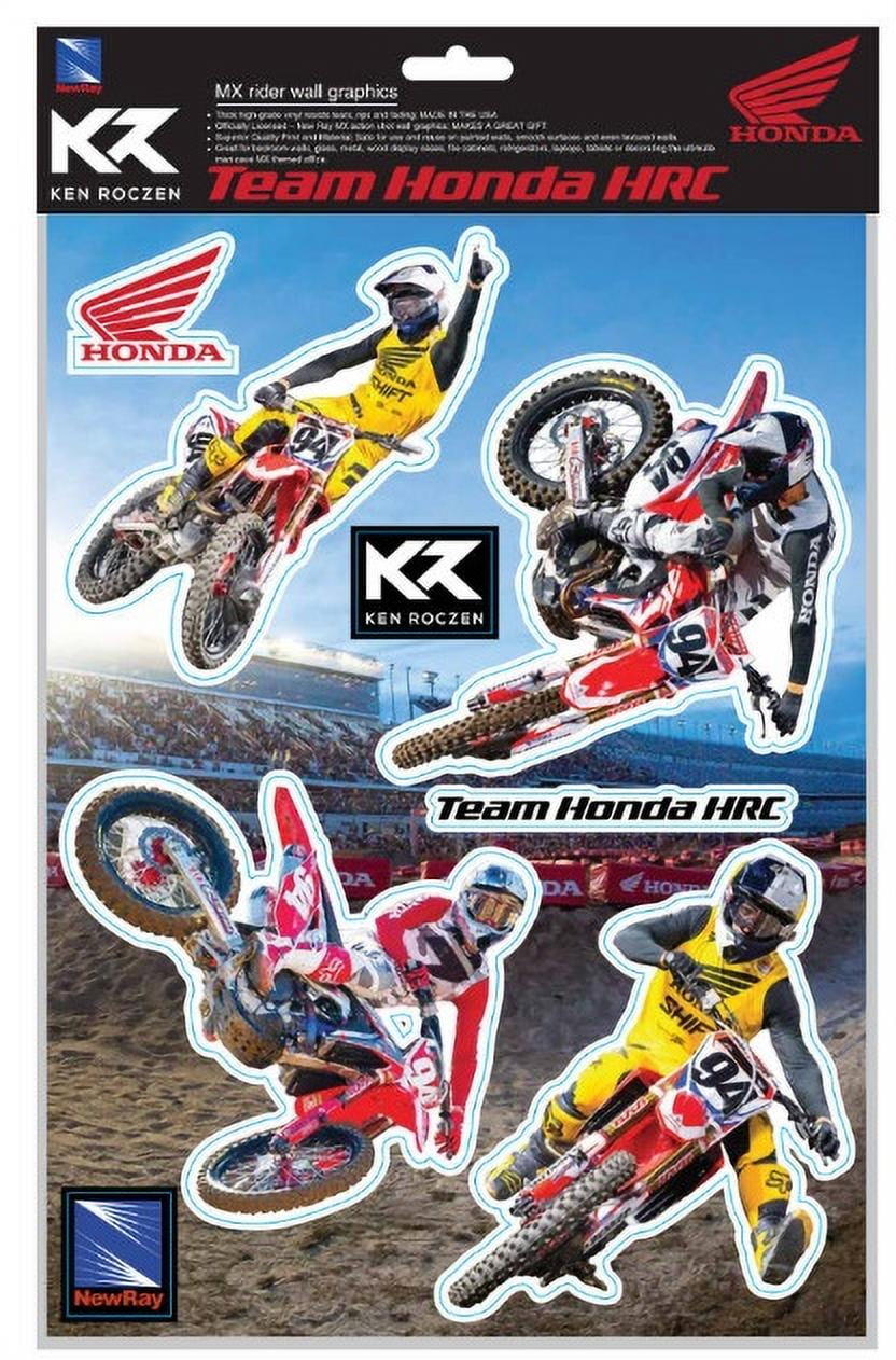 New Ray Motorcycle Ken Roczen Decal Sticker Sheet 9"x12" SS-90001 ...
