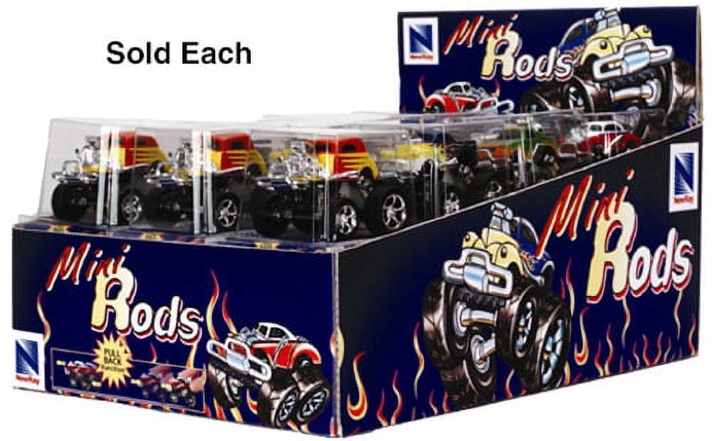 New Ray SS-00487I D/C Mini Rods - Pull Back - Walmart.com