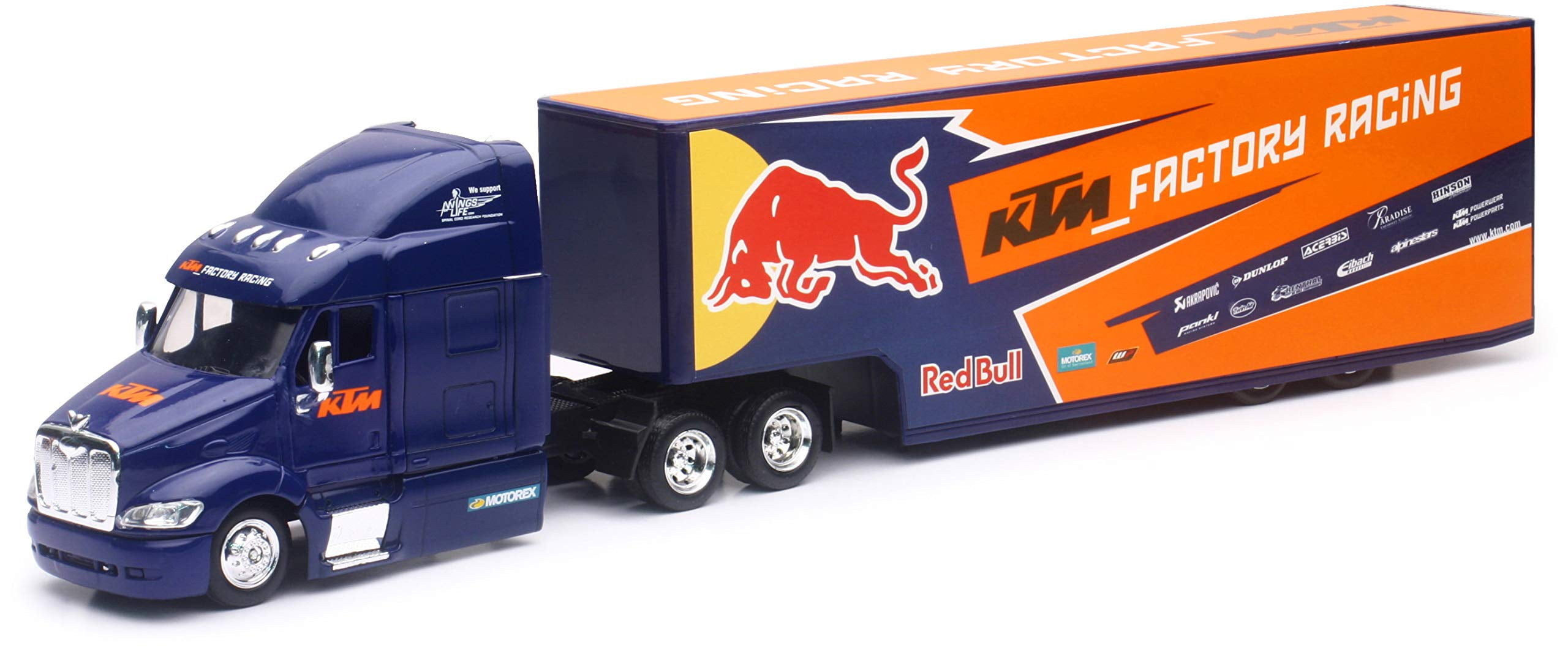 New Ray Toys 1:43 Red Bull KTM Race Truck - Walmart.com