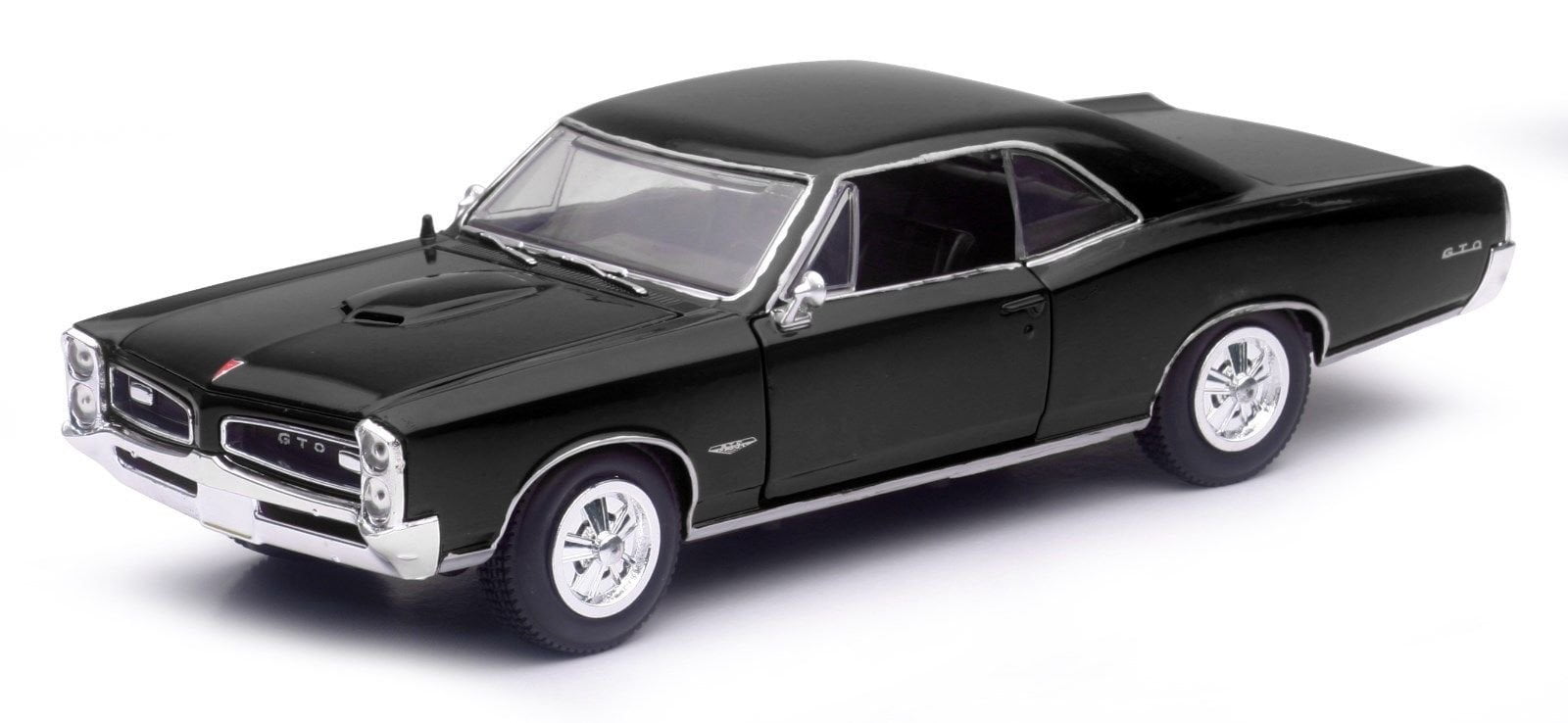 New-Ray Toys 1966 Pontiac GTO, Black, 1:25 Scale, Children, Home ...