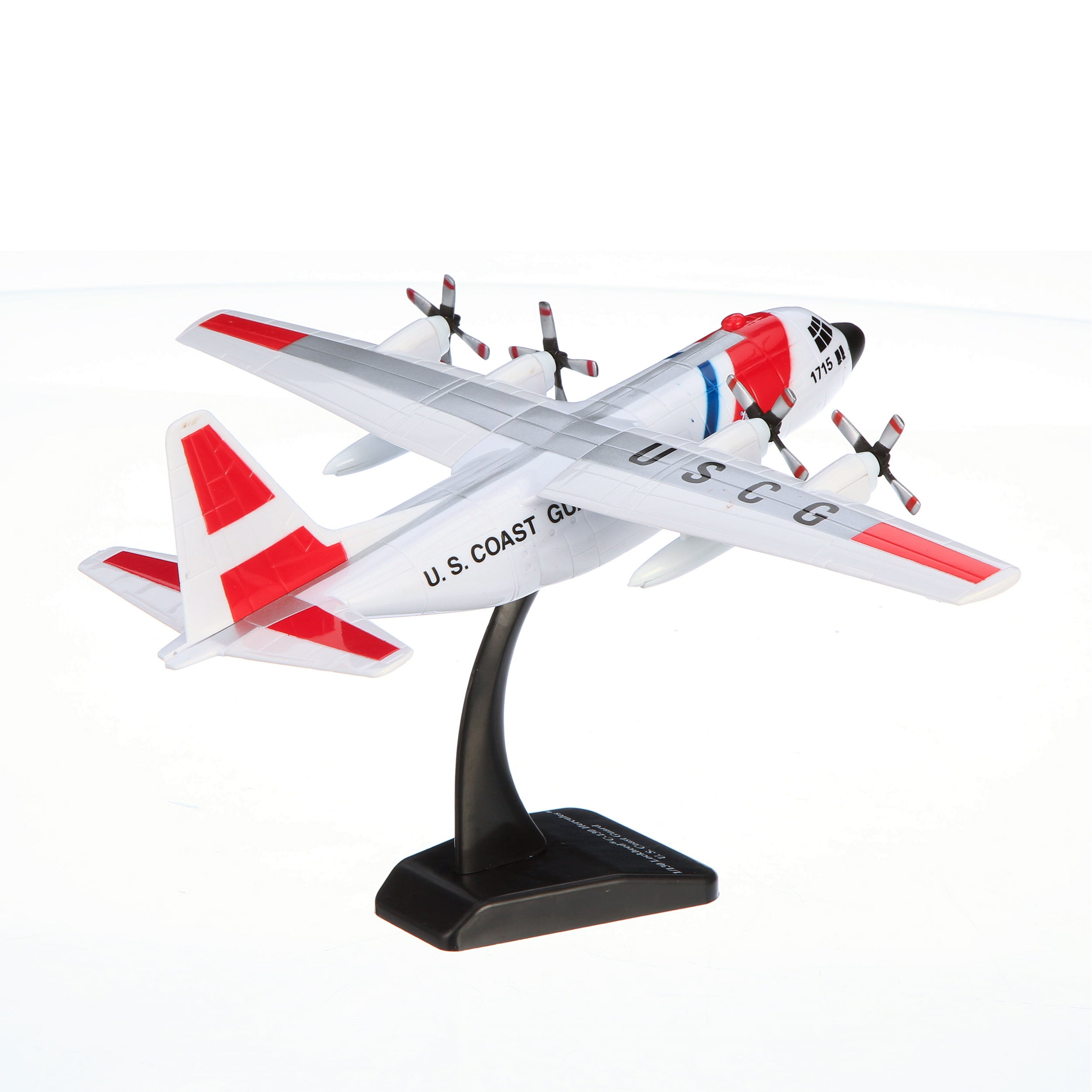 New-Ray Toys Inc. 20617 1/60 Lockheed C-130 Hercules USCG - Walmart.com