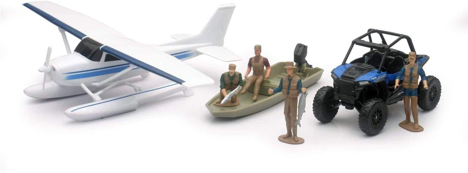 New Ray Toys Scale Model - Xtreme Adventure with Polaris ATV - Walmart.com