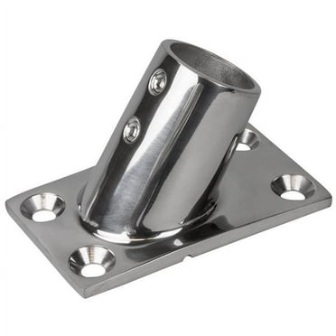 Sea-Dog 281600-1 60° Stainless Steel Rectangular Base - 7/8" - Walmart.com