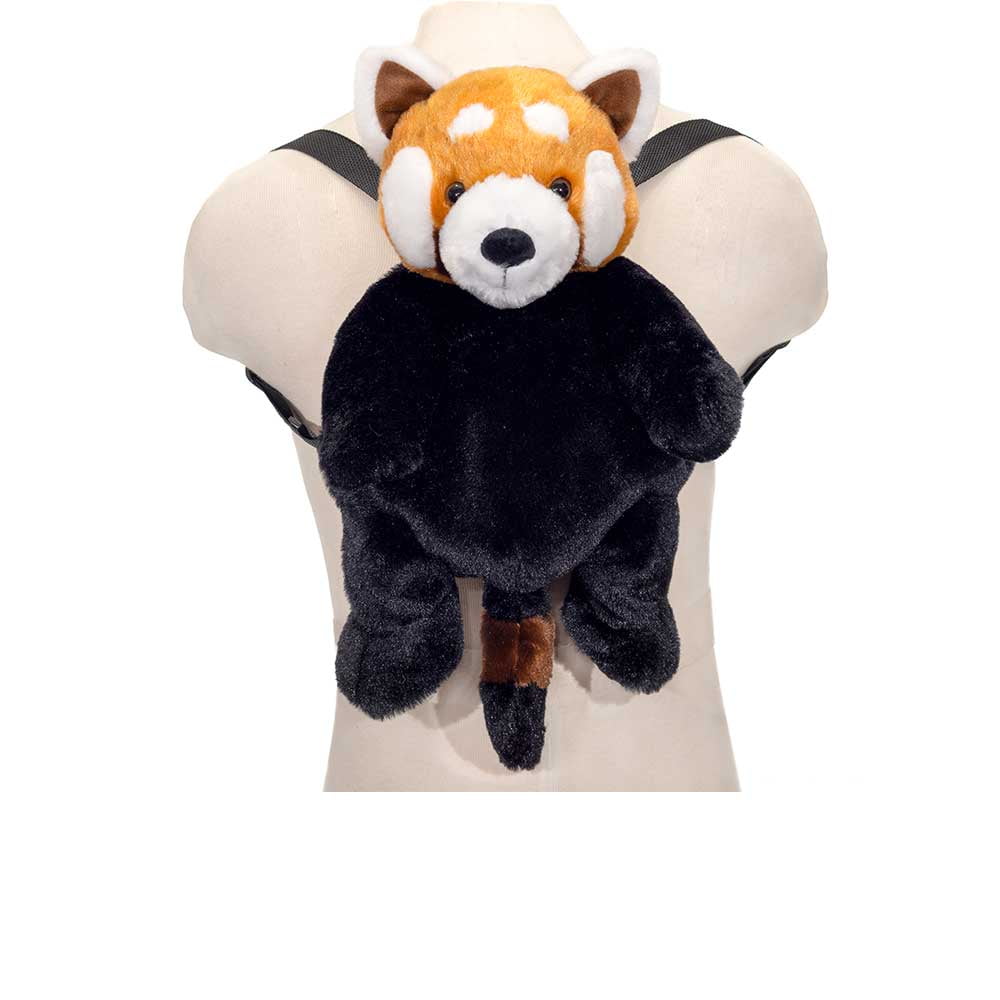 New Red Panda Plush Backpack - 16-Inch Back to School Accessory ...