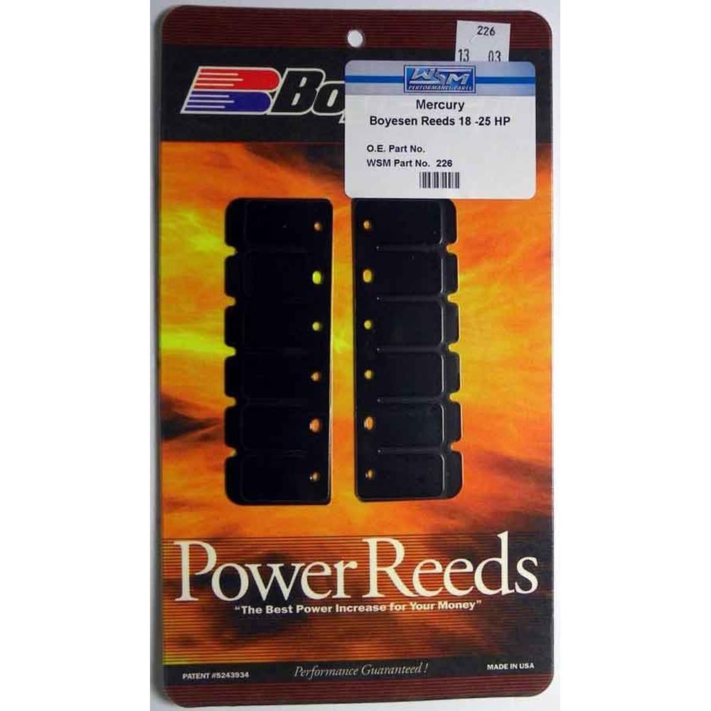 Reed Valve Set Compatible with Mercury 18HP 20HP 25HP XD 2-Cylinder 2 ...