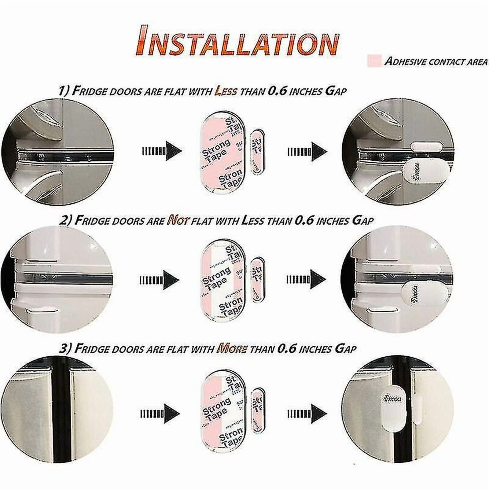 New Refrigerator And Freezer Alarm Door Left Open Reminders At 60 ...