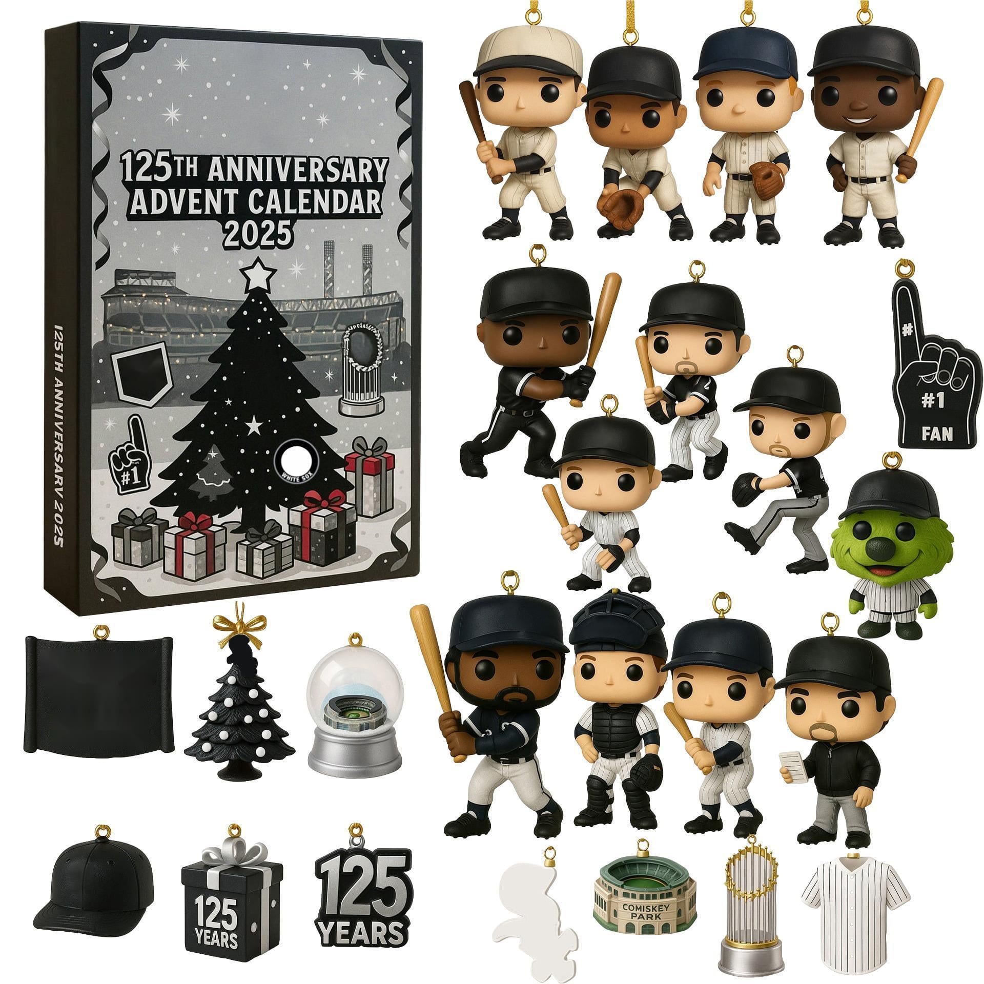 New Release! Baseball 125th Anniversary Advent Calendar Blind Box, 2025 ...