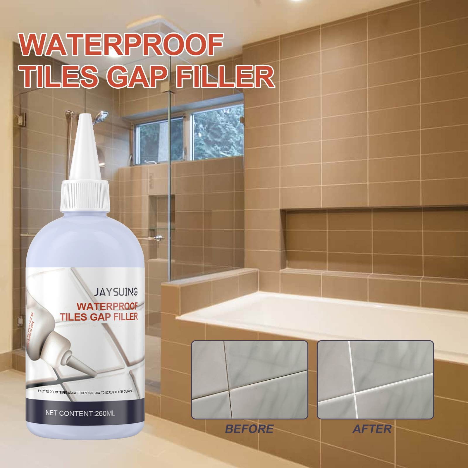 New Release, Ceramic Tile Caulking Agent, Floor Tile Gap Repair, Mildew ...