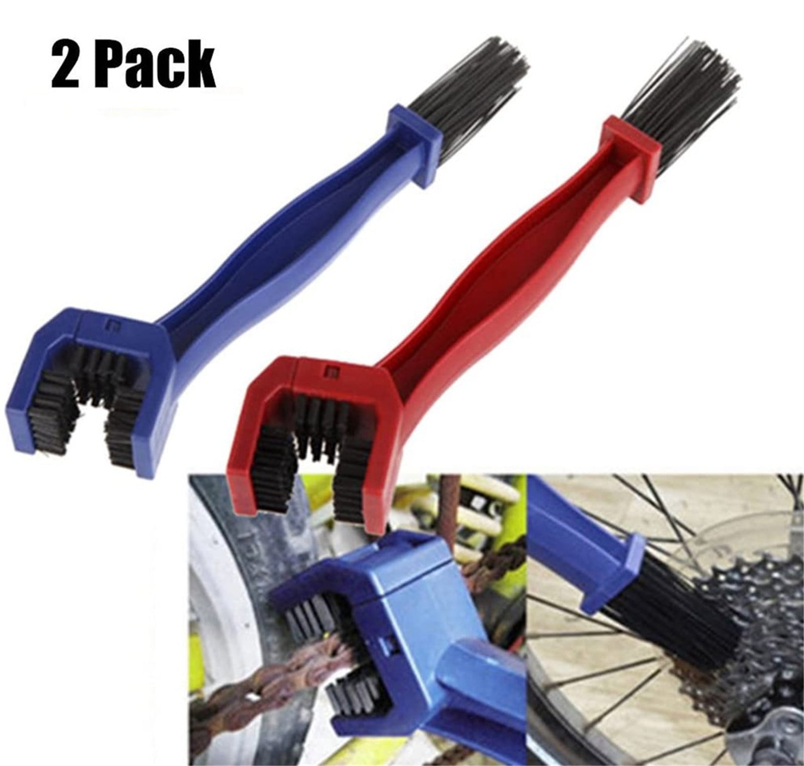 New Release, Chain Cleaner Tool, Motorcycle Bicycle Roller, 2-Piece Set ...