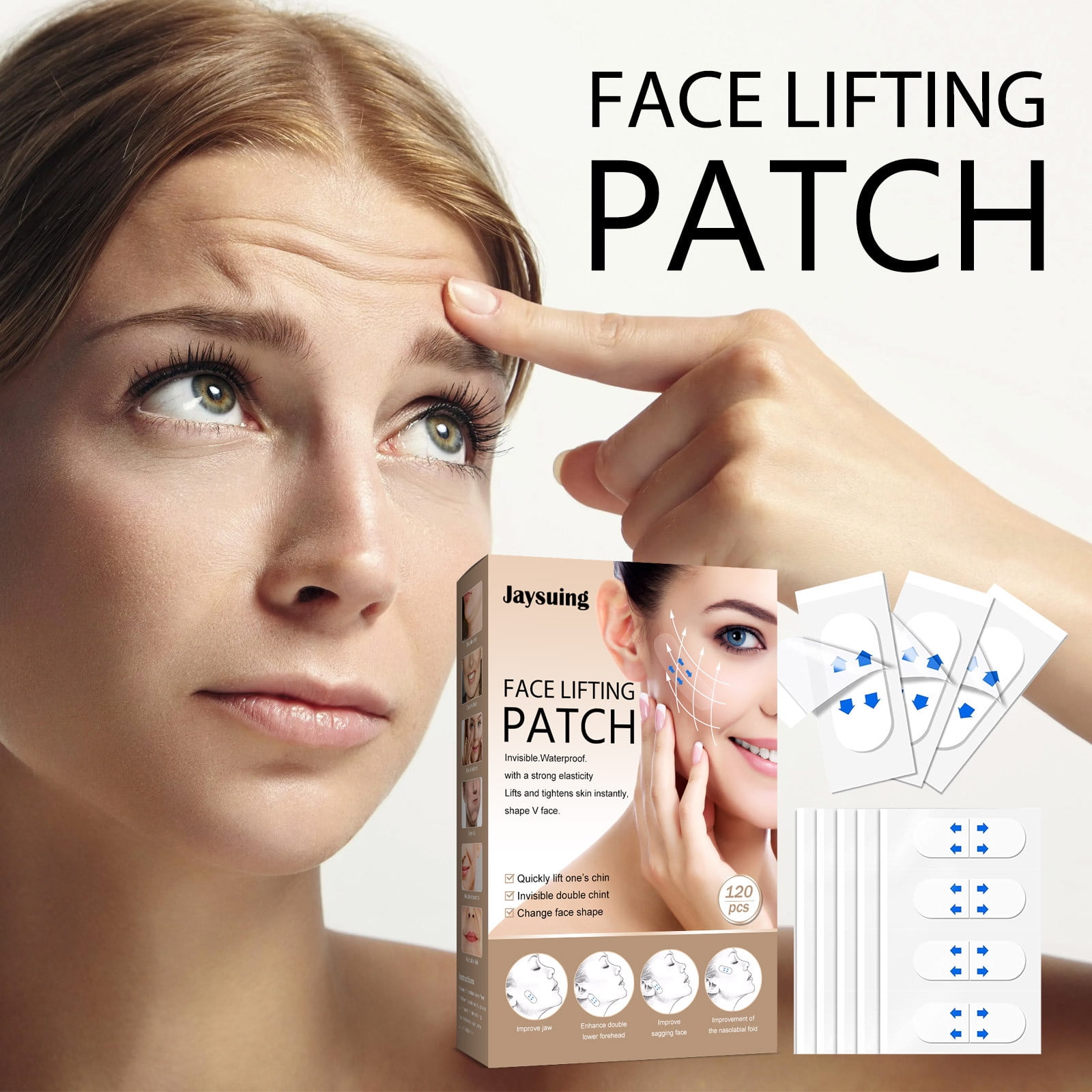 New Release, Double Chin Face Lift Tool with Makeup SupportAdjustable ...