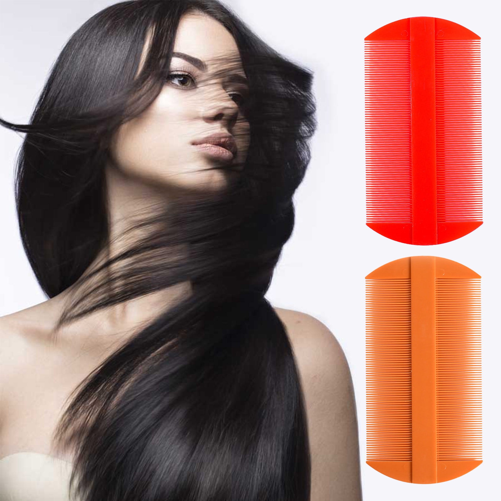 New Release,Fine Tooth Double-Sided Lice Comb,Stainless Steel Metal ...