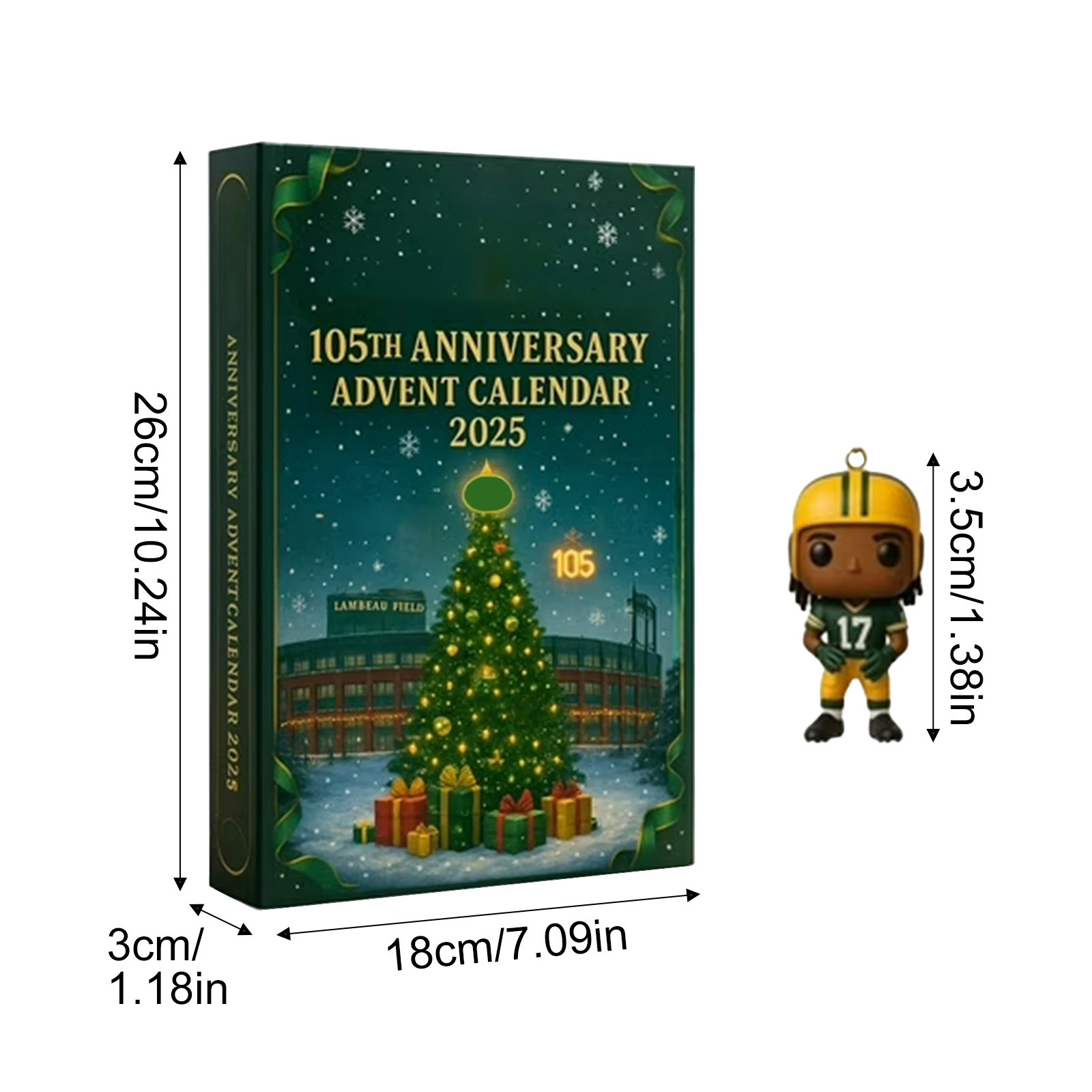 New Release! Football Anniversary 105th Advent Calendar 2025, 24-Day ...