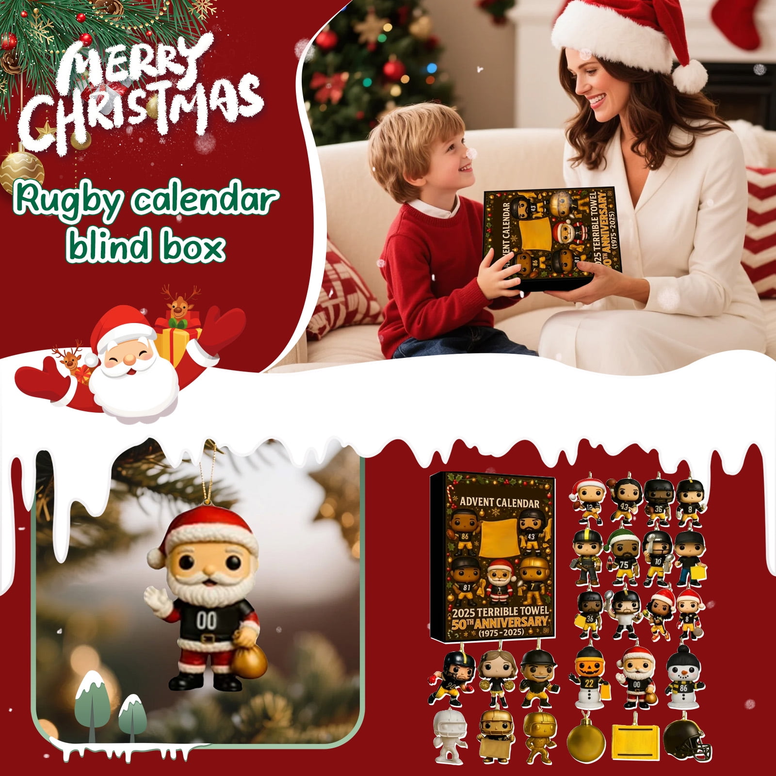 New Release! Football Anniversary 50th Advent Calendar 2025, Football ...