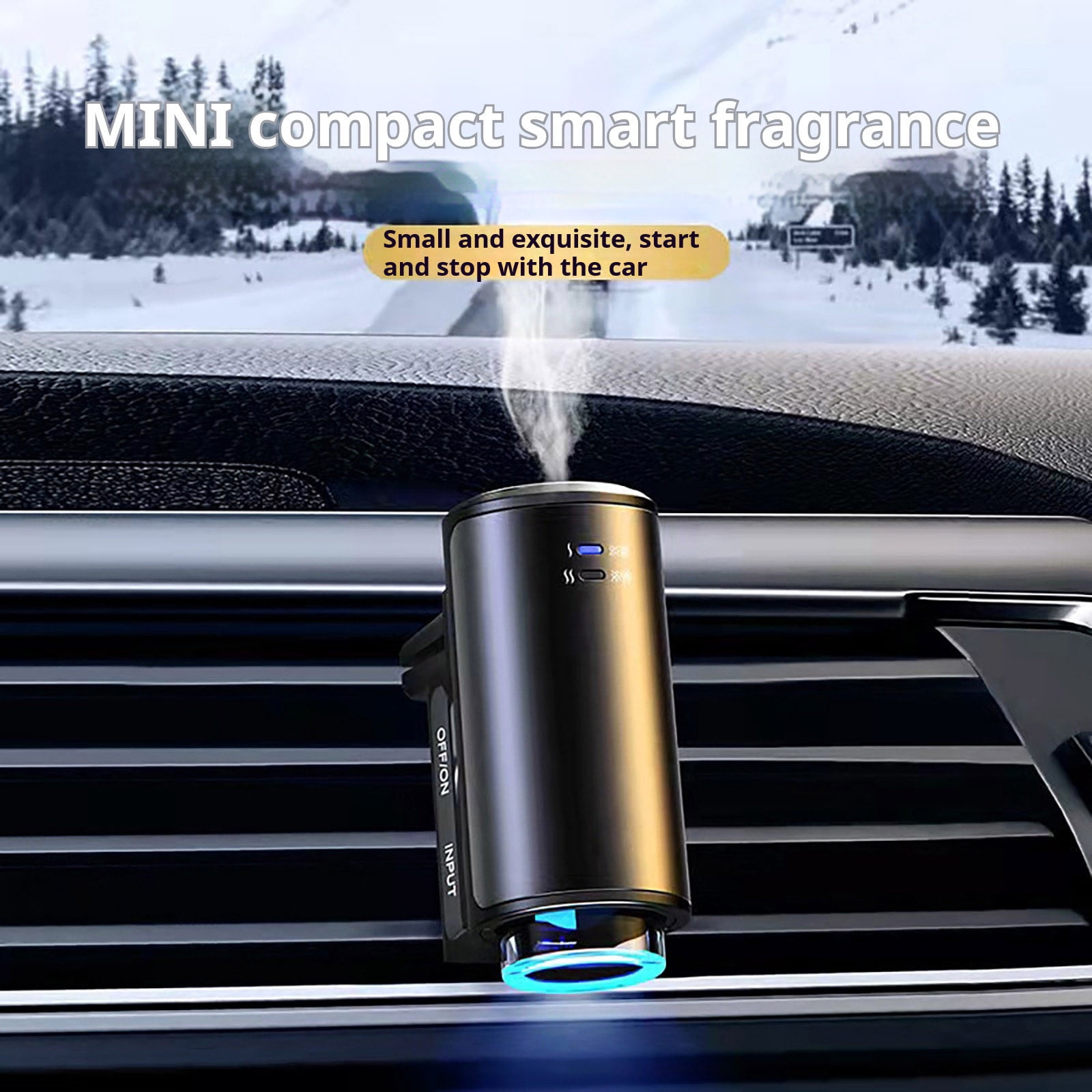 New Release, Intelligent Car Aroma Diffuser, 3 Modes Freshener, 30ml ...