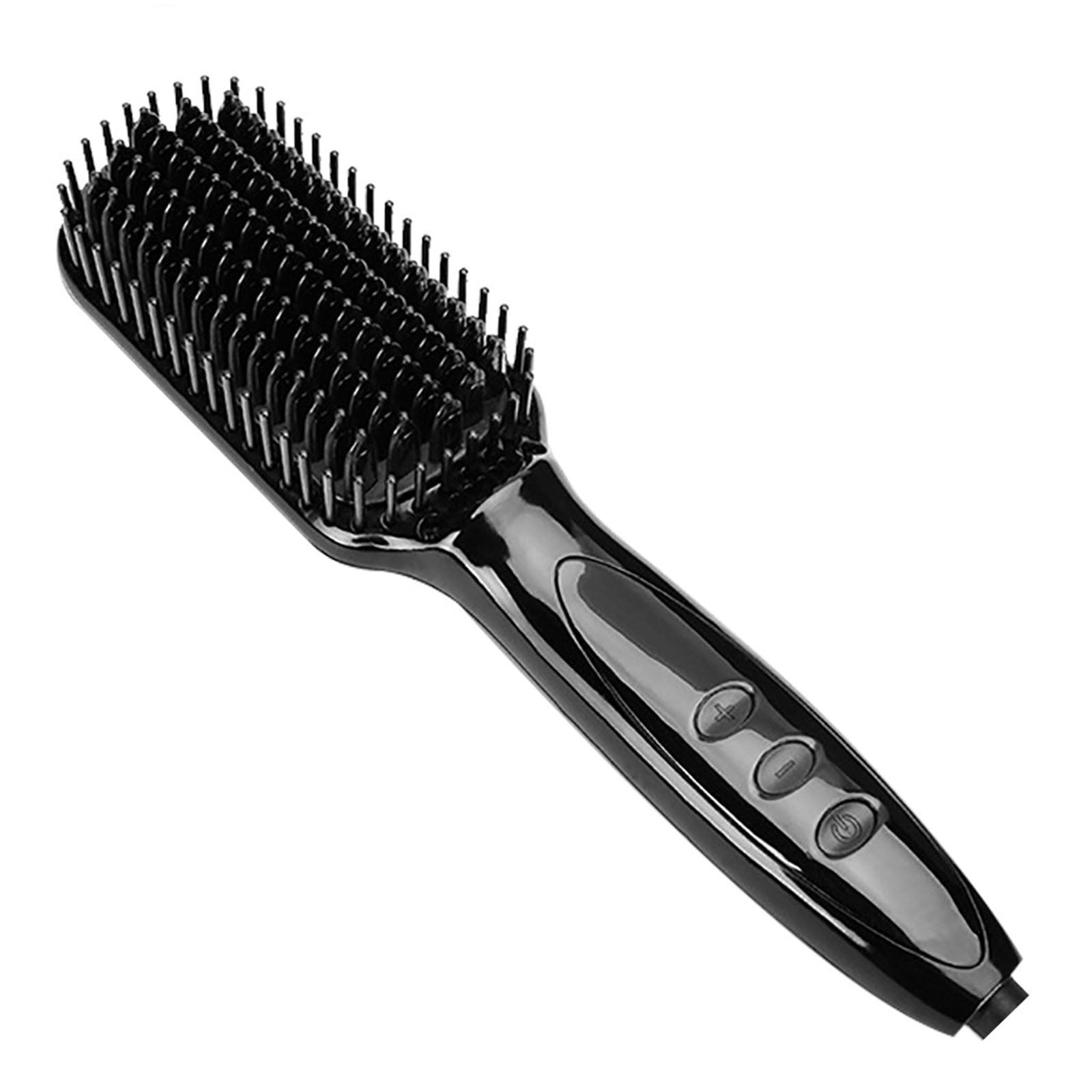 New Release! JGF844 Hair Straightener Brush Ionic Beard Straightening ...