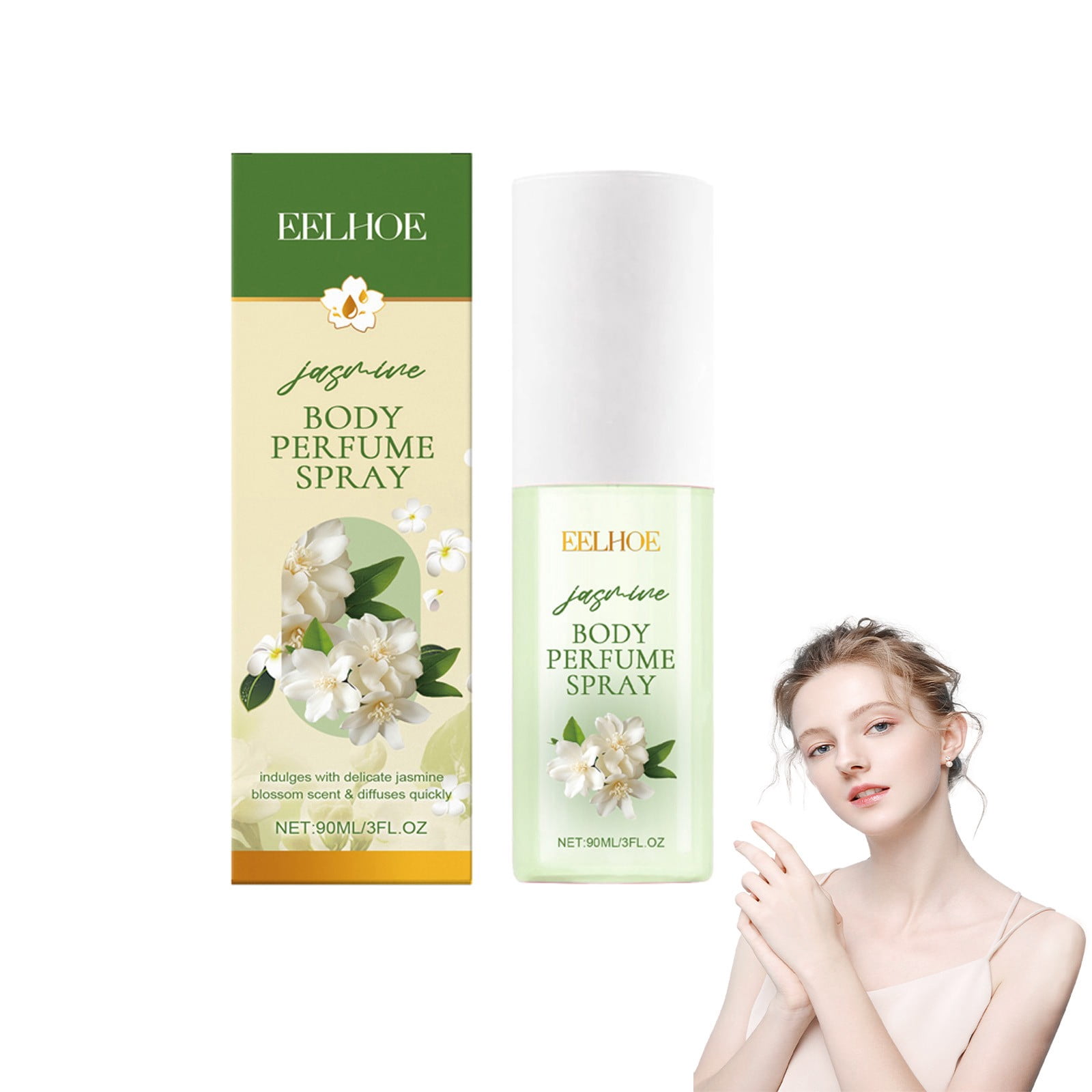 New Release, Jasmine Body Perfume SprayFresh and Long-Lasting Floral ...